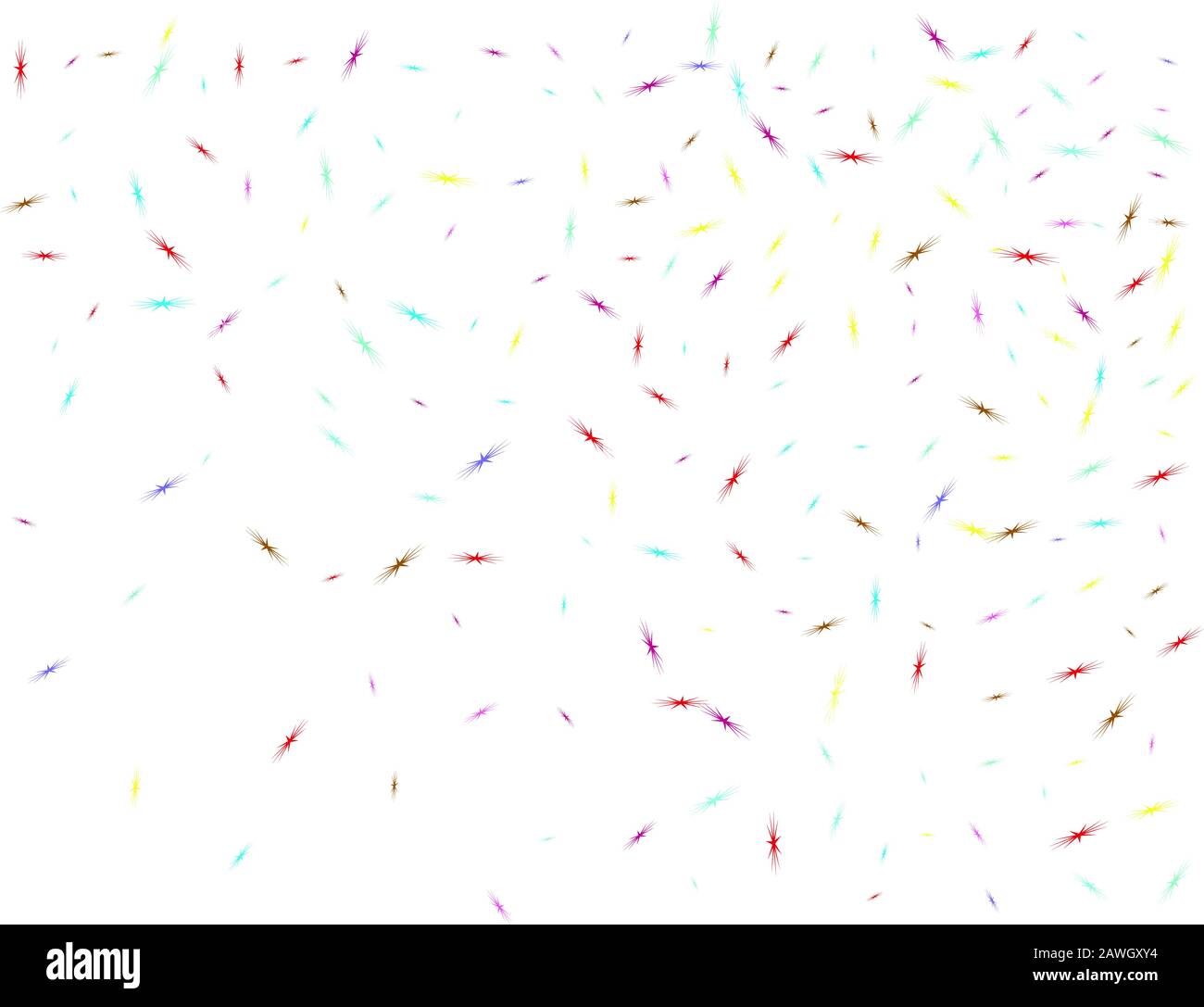 Multicolor star birds galaxy. Colored confetti backgrounds. Confetti ...