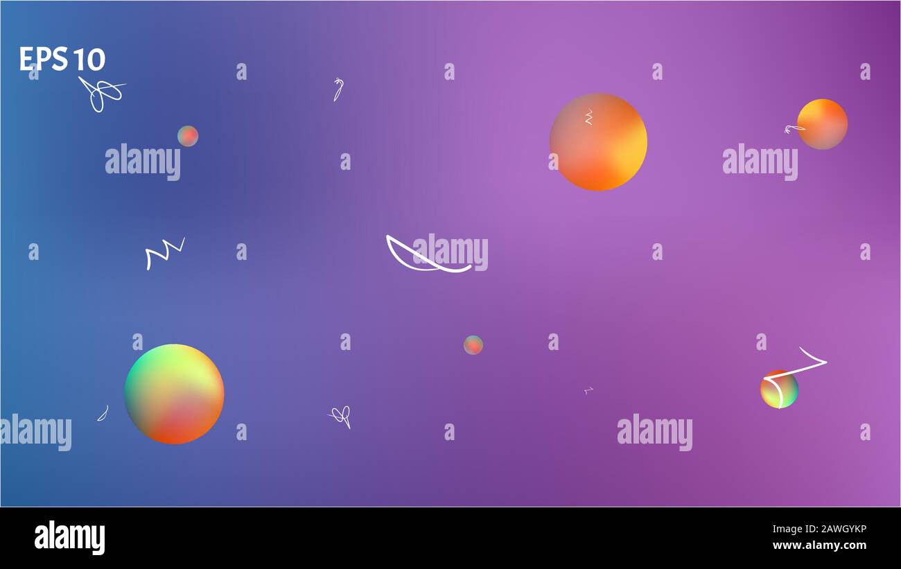 Real good simple galaxy background illustrations set. Usefull hi-res ...