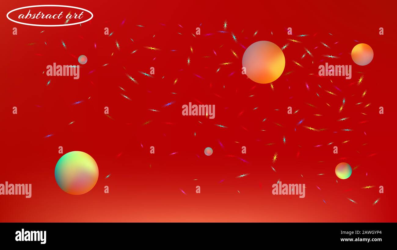 Breezy space fantasy. Background texture, graphic. Usefull colorific ...