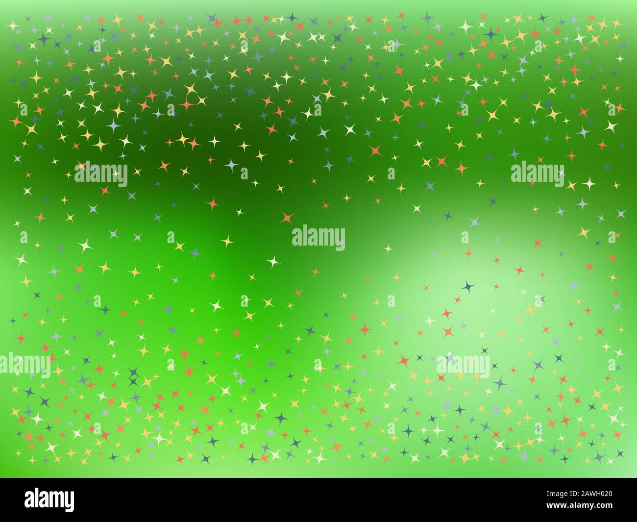 Lime color background. Stars confetti. Liquid colorific texture ...