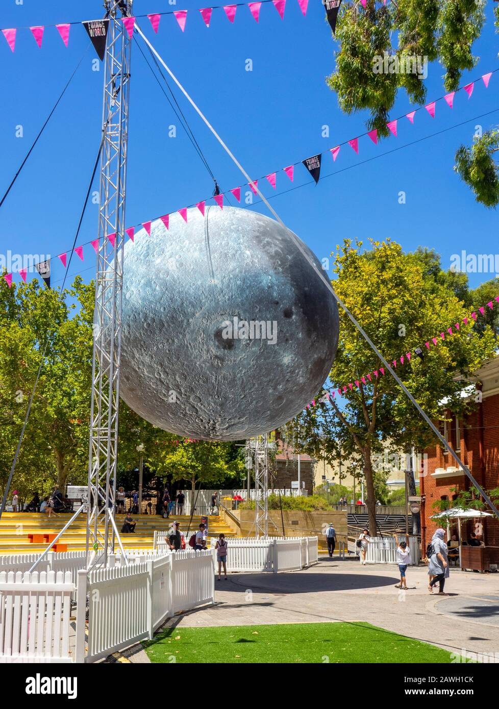 Museum of the Moon art installation by artist Luke Jerram 7 metre ...