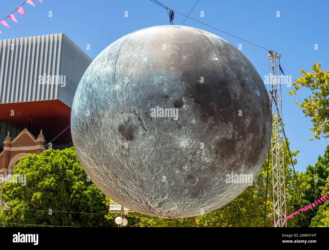 Museum of the Moon art installation by artist Luke Jerram 7 metre ...