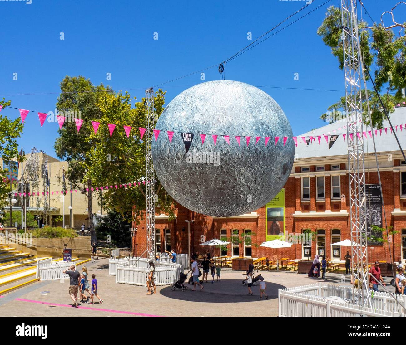 Museum of the Moon art installation by artist Luke Jerram 7 metre ...