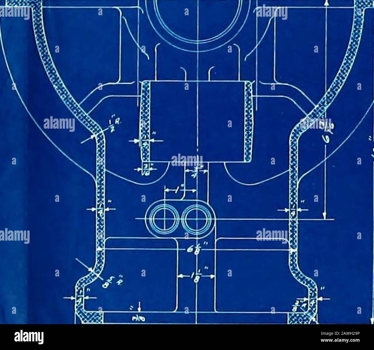 Design of a 200 horsepower aeronautical engine Stock Photo - Alamy
