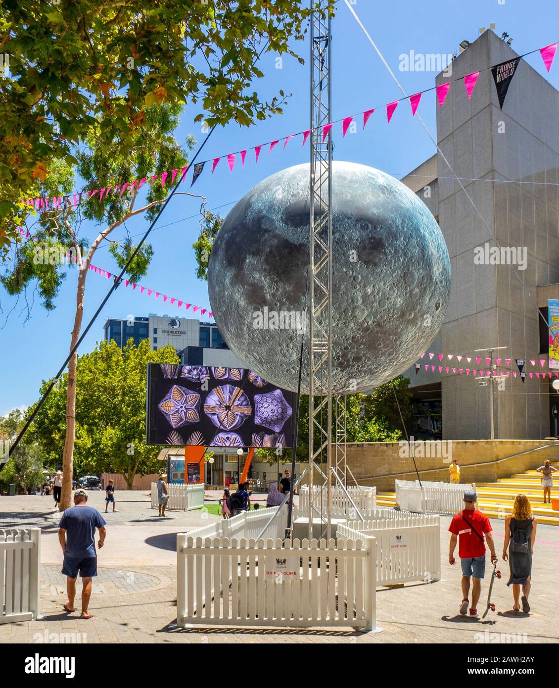 Museum of the Moon art installation by artist Luke Jerram 7 metre ...