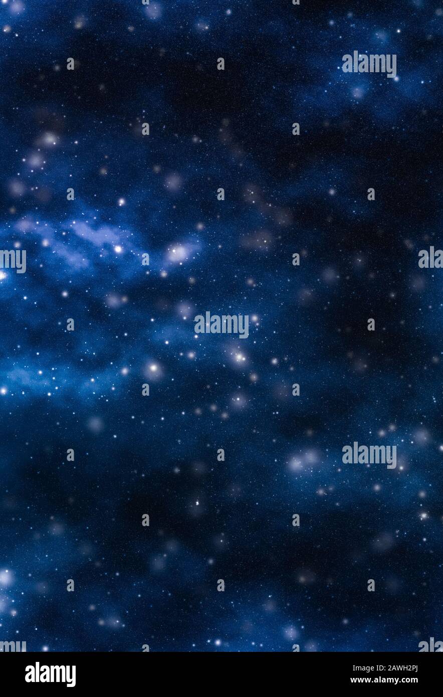 Discovery in astronomy, cosmic abstract and future technology concept ...