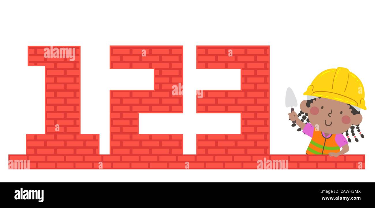 Building bricks vector hi-res stock photography and images - Alamy