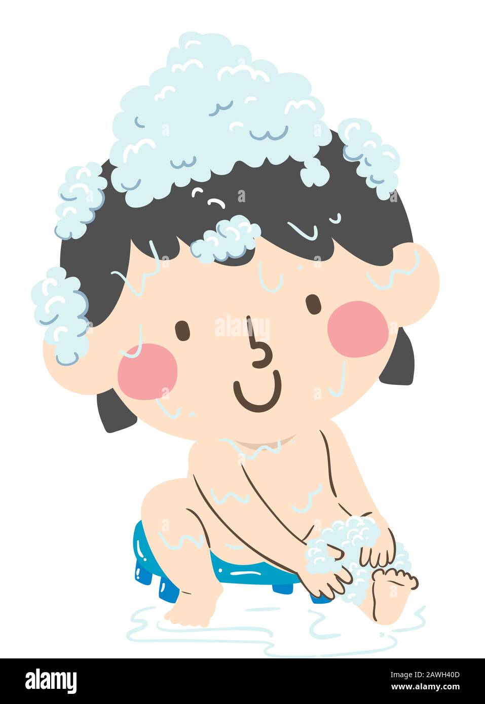 Female shower legs hi-res stock photography and images - Alamy