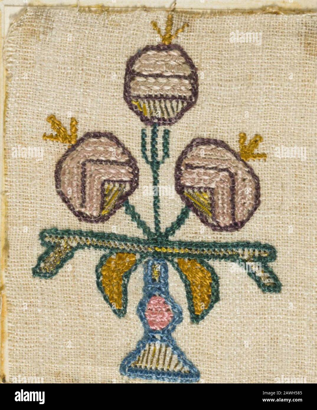 [Embroidery sample book] . .,. atfLi... *#&*&?* Stock Photo - Alamy