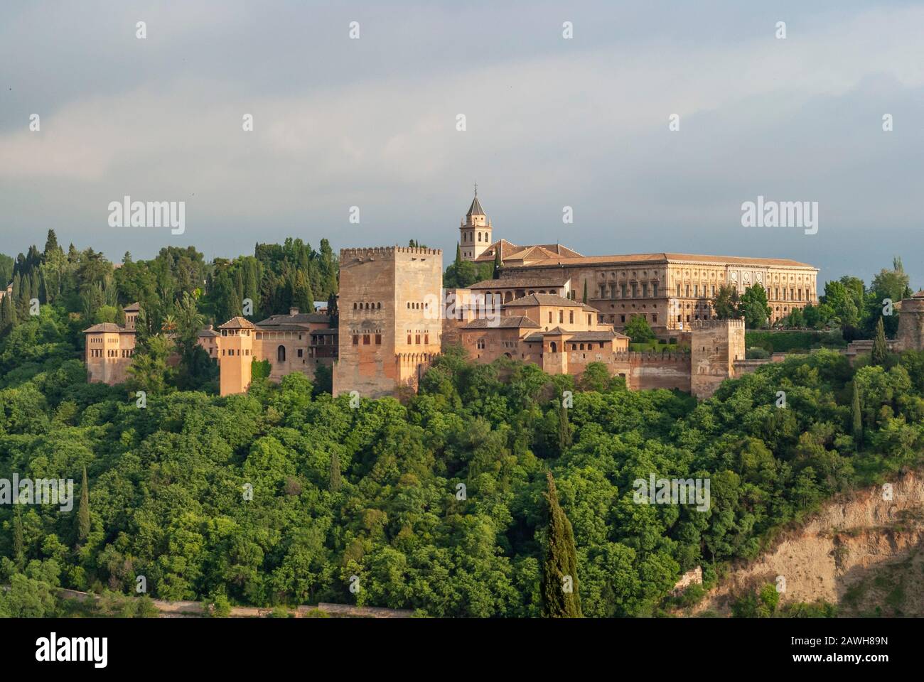 A view of the Alhambra Palace in Granada, Spain Stock Photo - Alamy