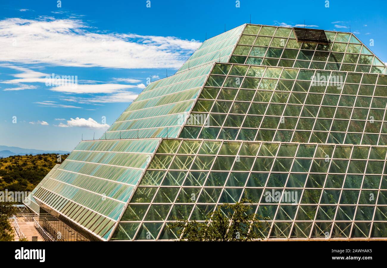 Biosphere 2 Campus in Oracle, Arizona Stock Photo - Alamy