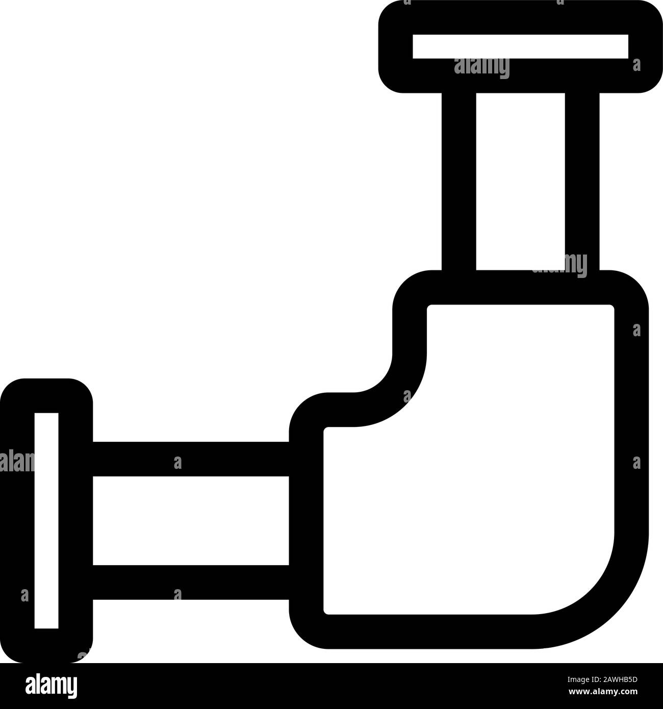 Plumbing fitting tap connector Stock Vector Images - Alamy