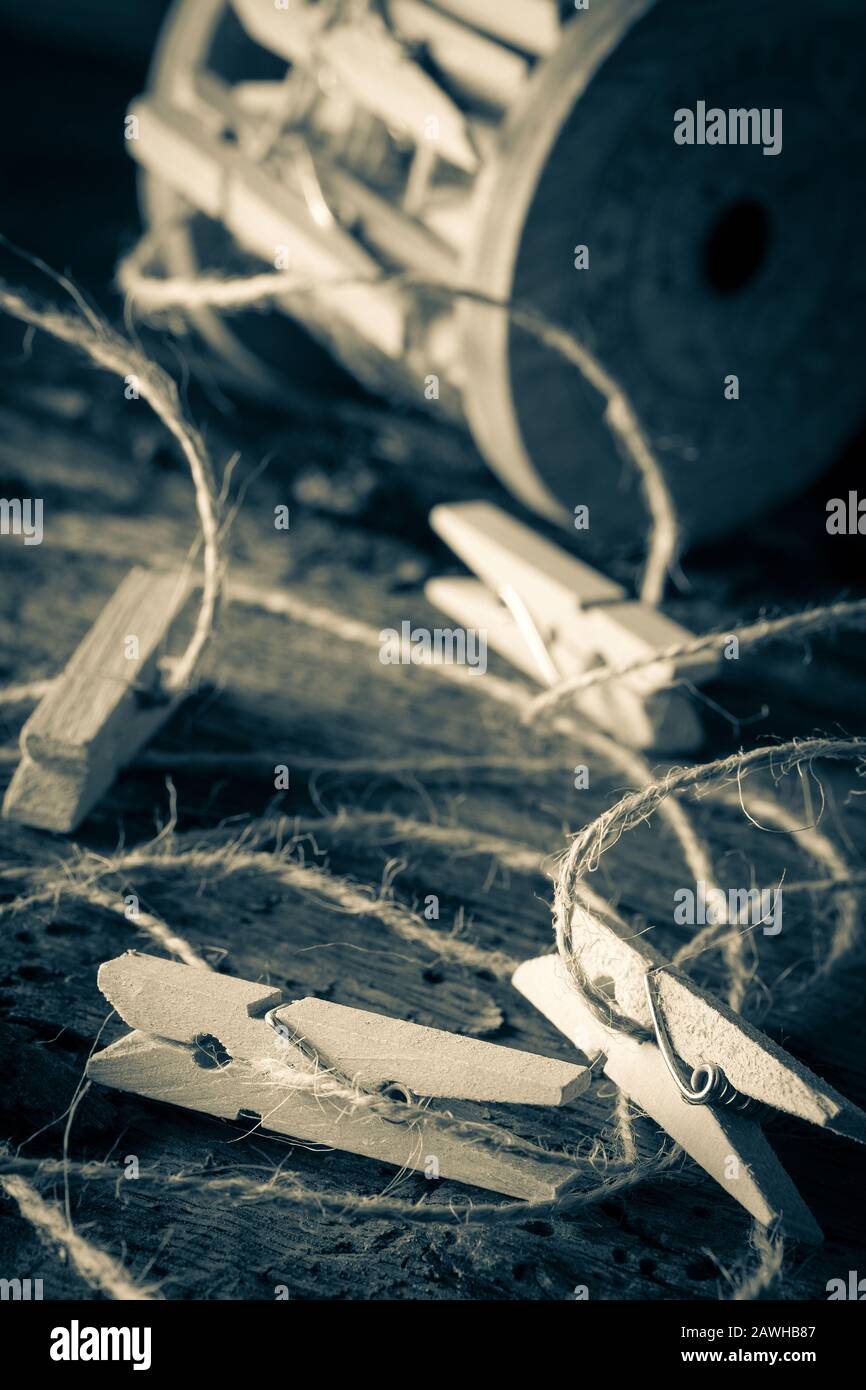 Spool wooden hi-res stock photography and images - Alamy
