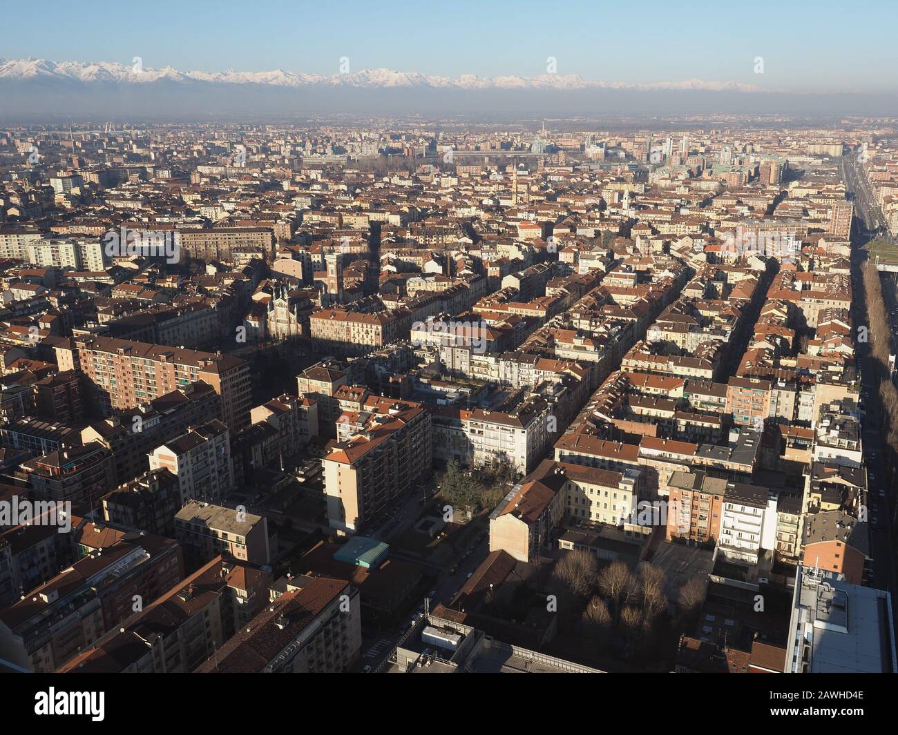 Aerial view of the city of Turin, Italy Stock Photo - Alamy