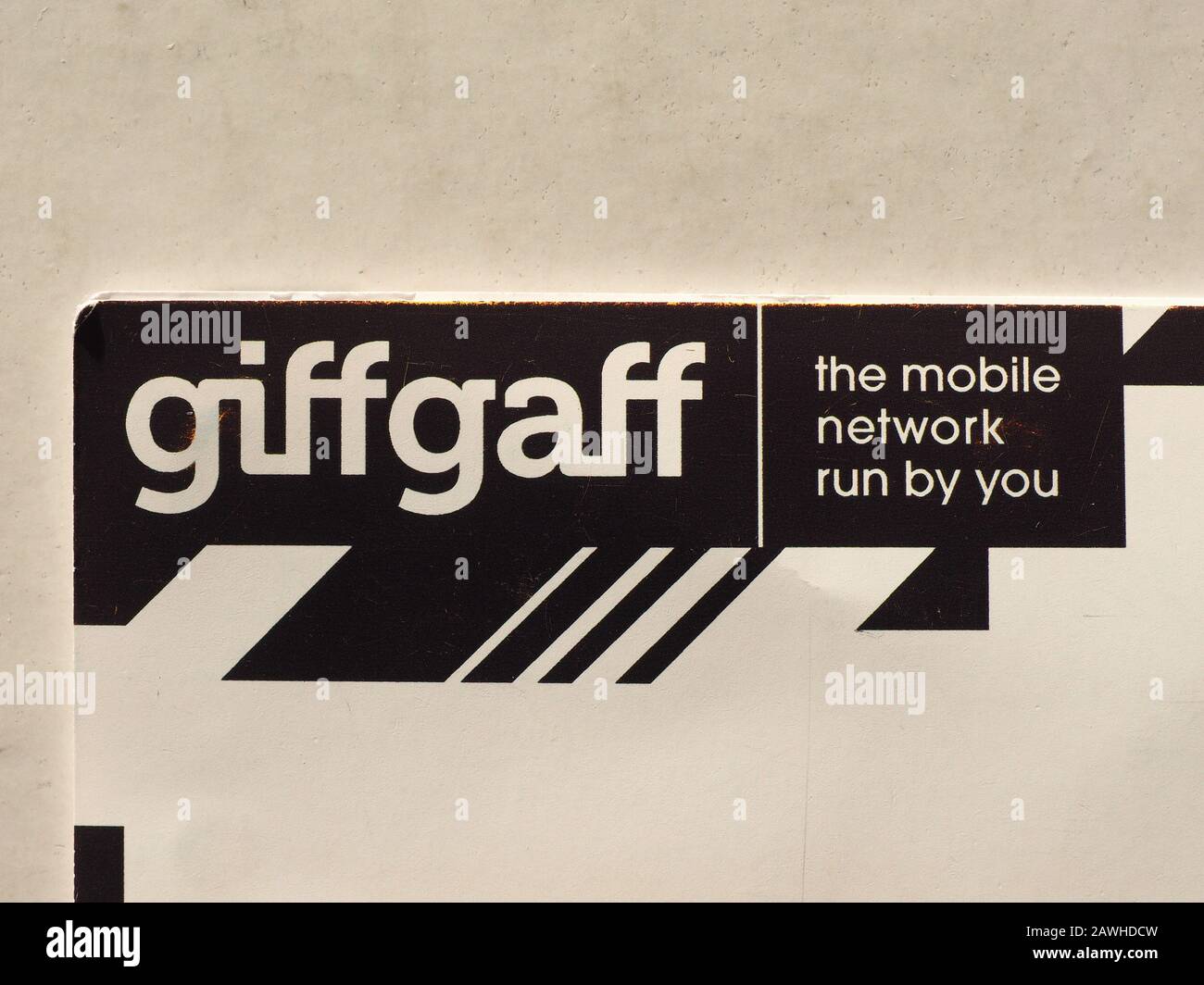 Giffgaff logo hi-res stock photography and images - Alamy
