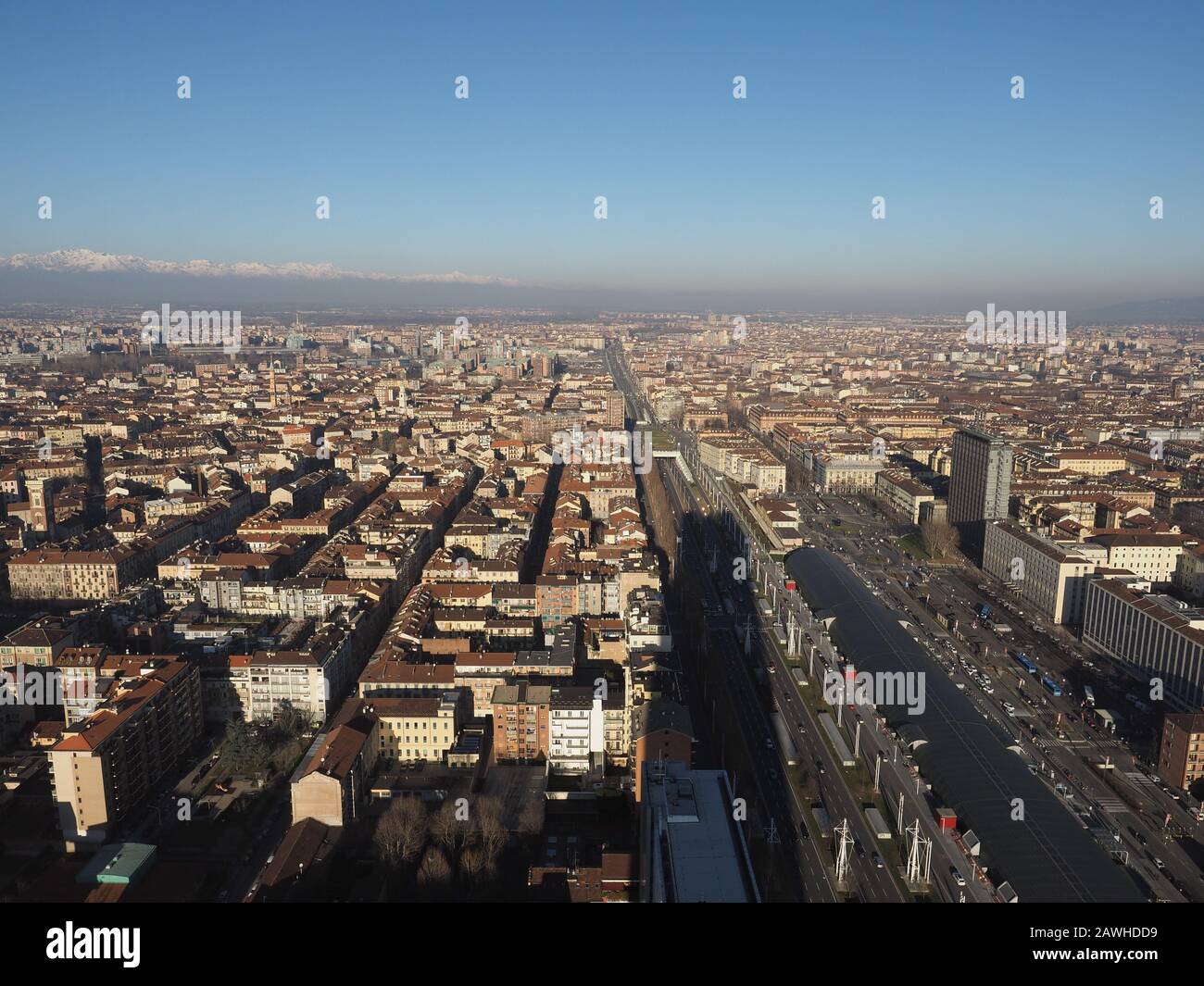 Aerial view of the city of Turin, Italy Stock Photo - Alamy