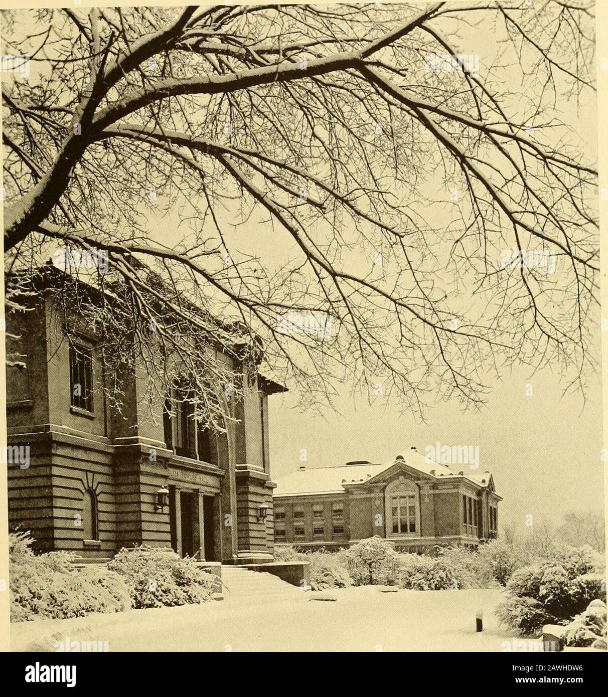 Purdue debris . Agricultural Hall. Fowler Hall Stock Photo - Alamy