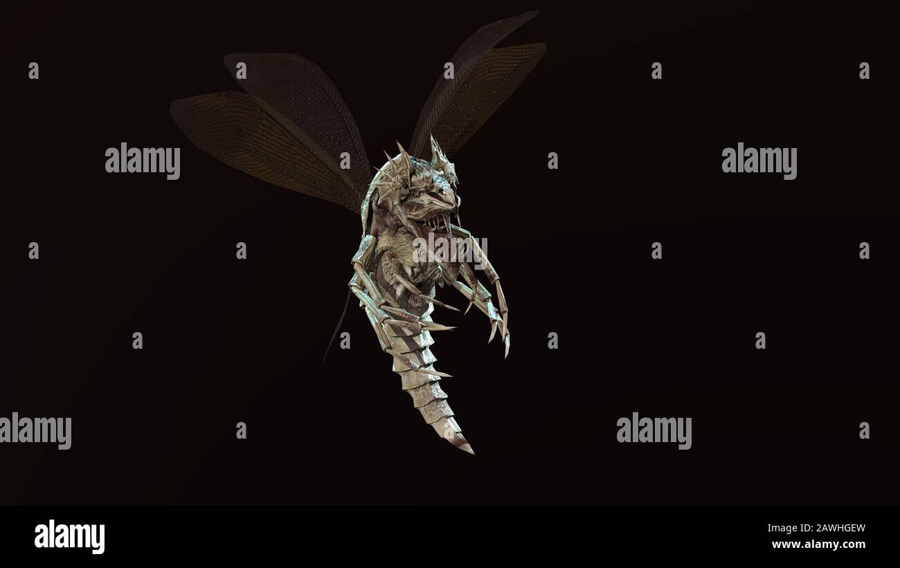 the evil bug 3d render Stock Photo - Alamy