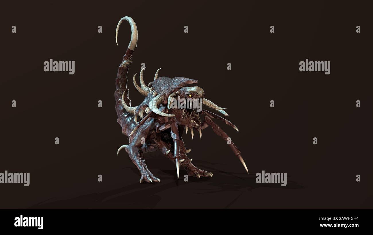 the evil bug 3d render Stock Photo - Alamy