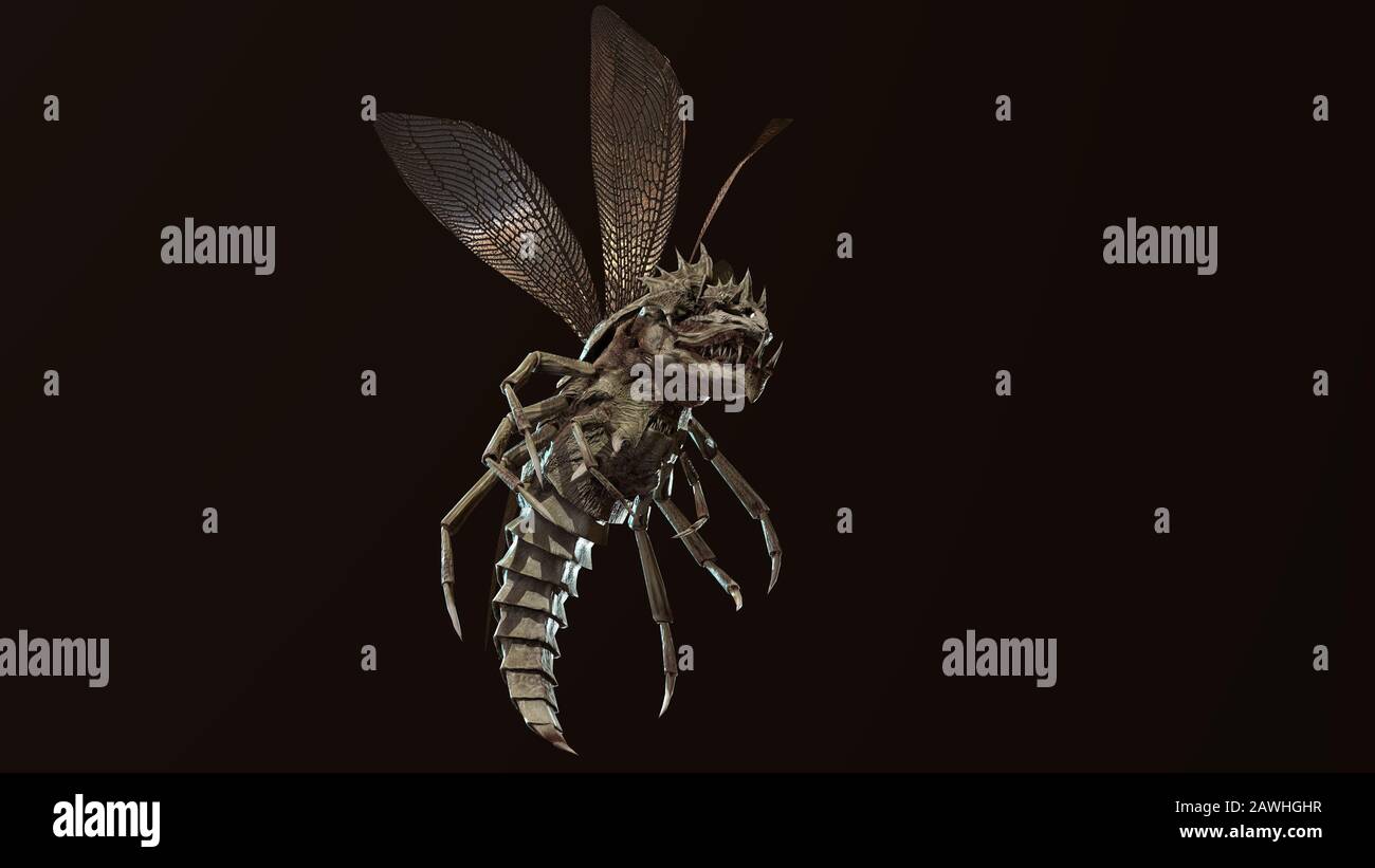 the evil bug 3d render Stock Photo - Alamy