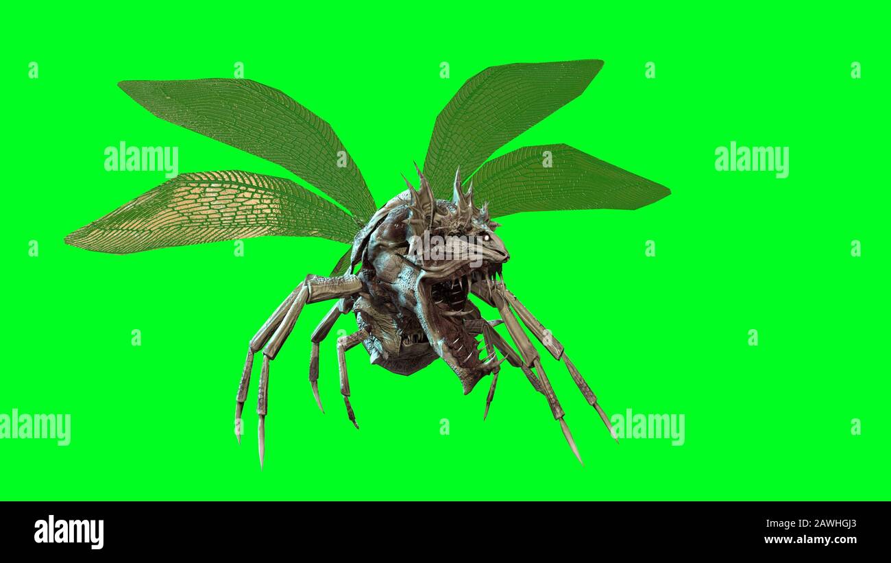 the evil bug 3d render Stock Photo - Alamy