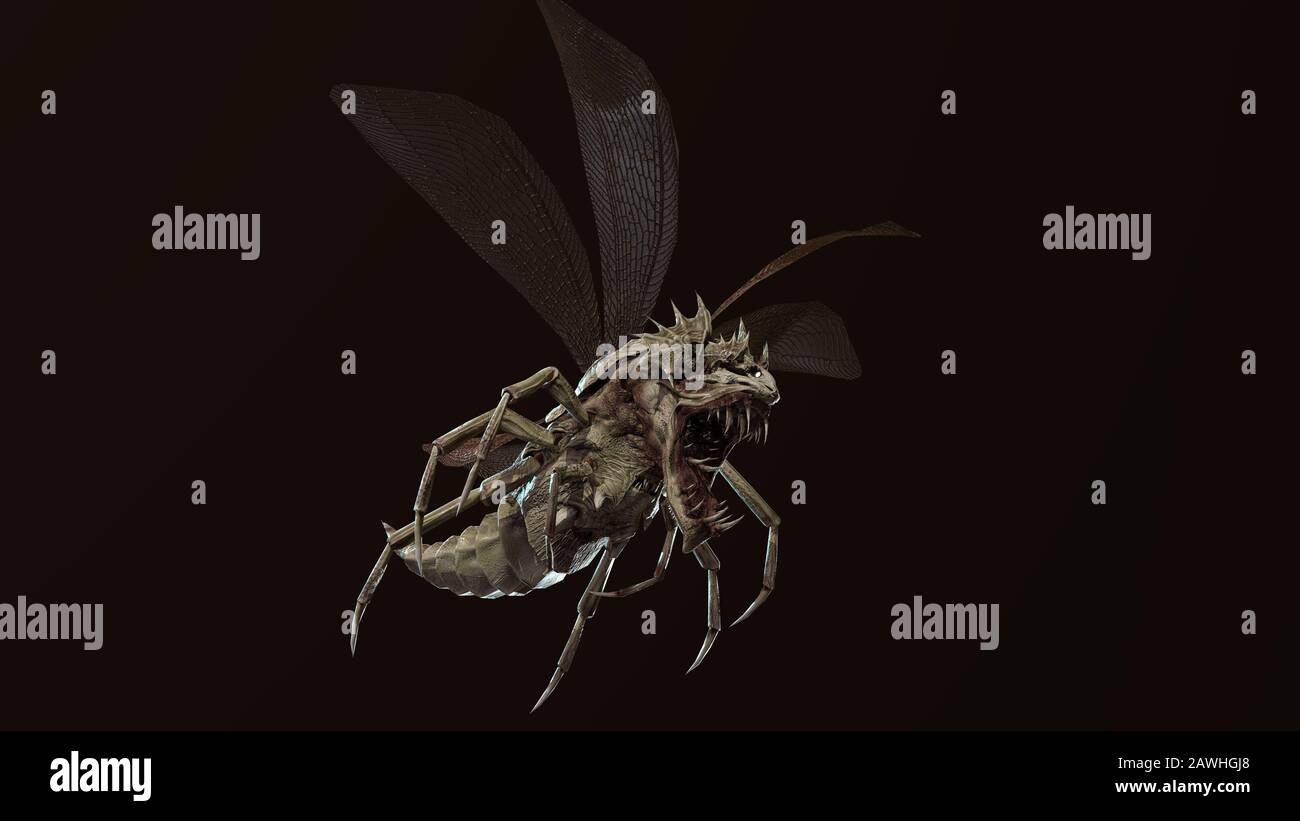 the evil bug 3d render Stock Photo - Alamy