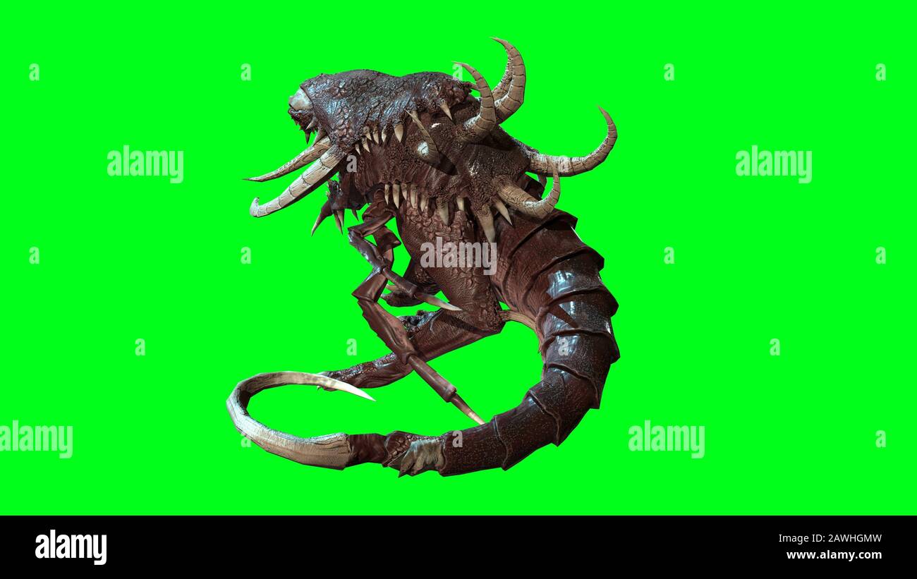 the evil bug 3d render Stock Photo - Alamy