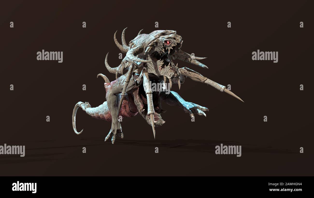 the evil bug 3d render Stock Photo - Alamy