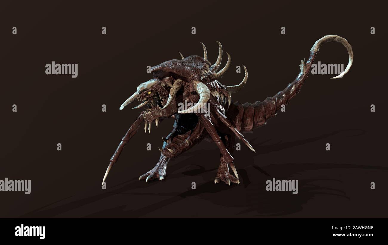 the evil bug 3d render Stock Photo - Alamy