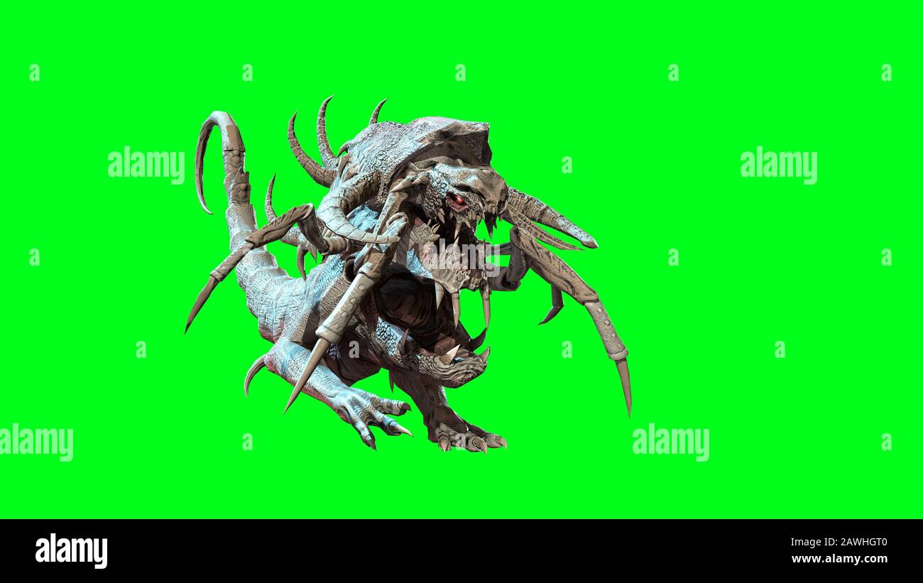 the evil bug 3d render Stock Photo - Alamy