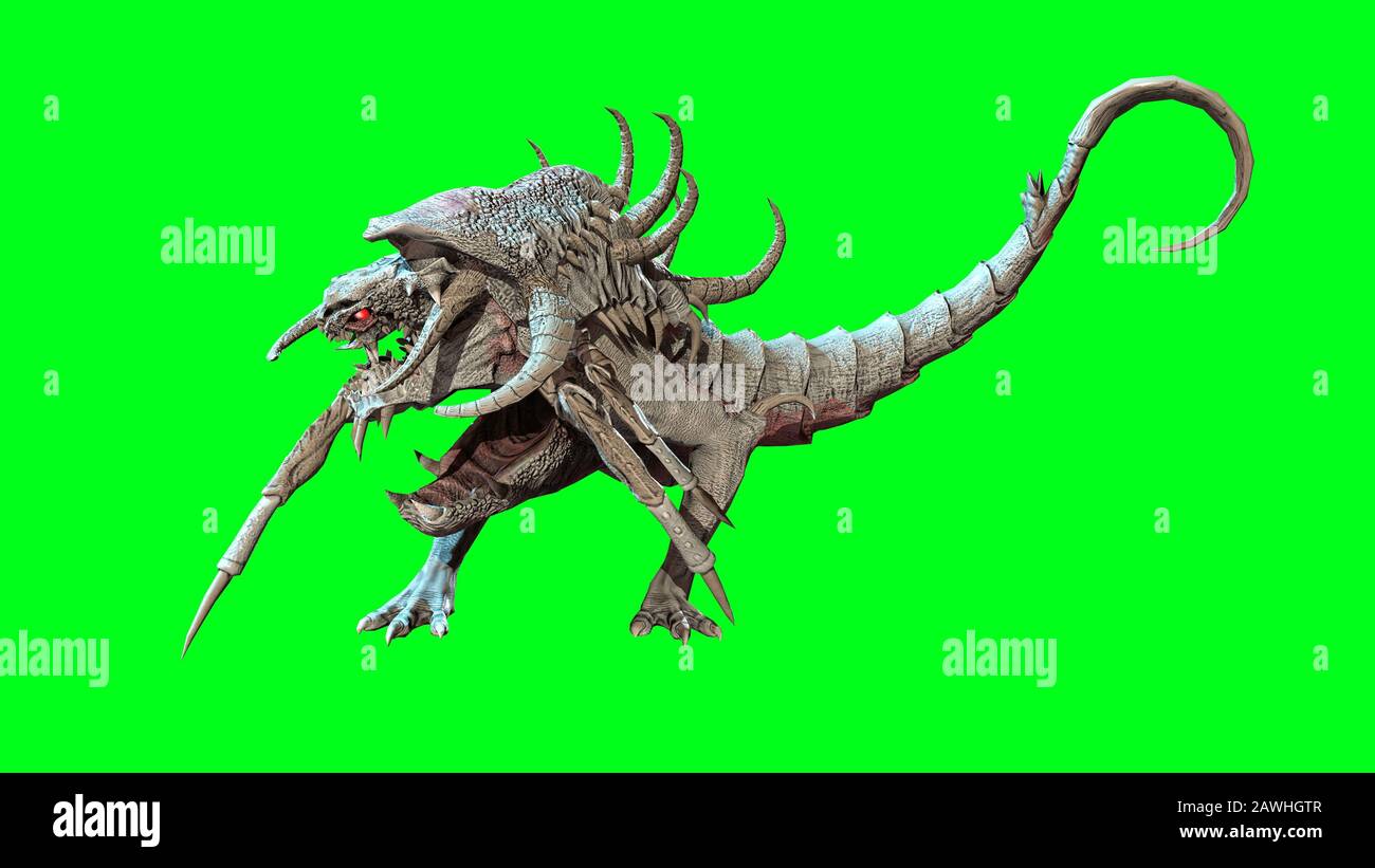 the evil bug 3d render Stock Photo - Alamy