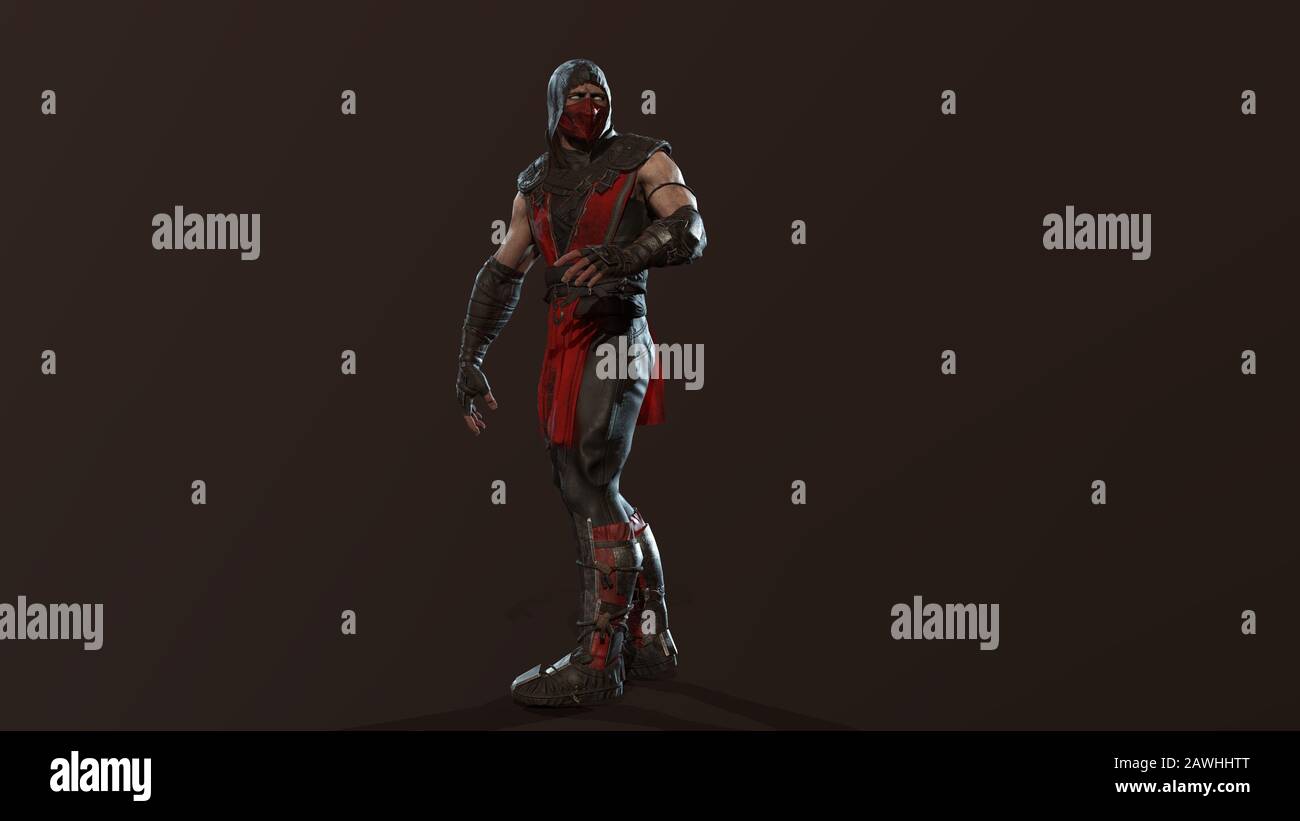 3d illustration ninja sword in hi-res stock photography and images - Alamy