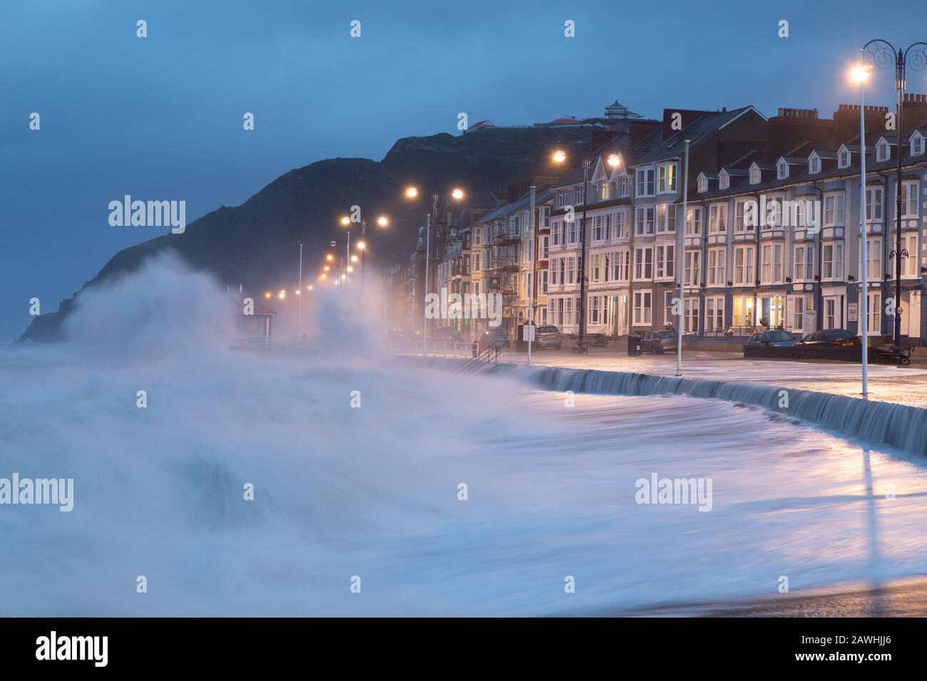 Aberystwyth, Ceredigion, Wales, UK. 09th February 2020 UK Weather ...
