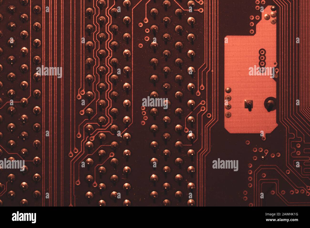 Circuit board abstract background. computer motherboard close up ...