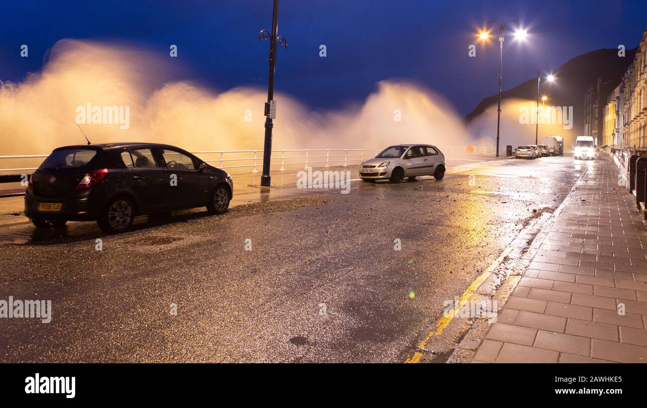 Aberystwyth, Ceredigion, Wales, UK. 09th February 2020 UK Weather ...