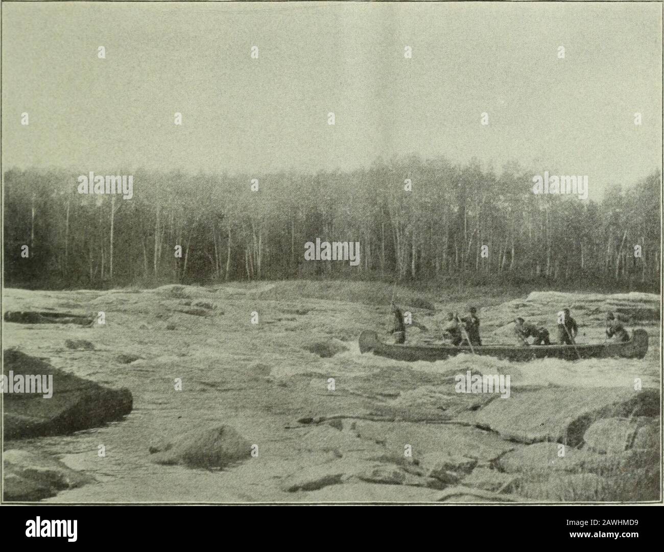 Hudson's Bay railway route via Missanabie and valley of Moose River ...