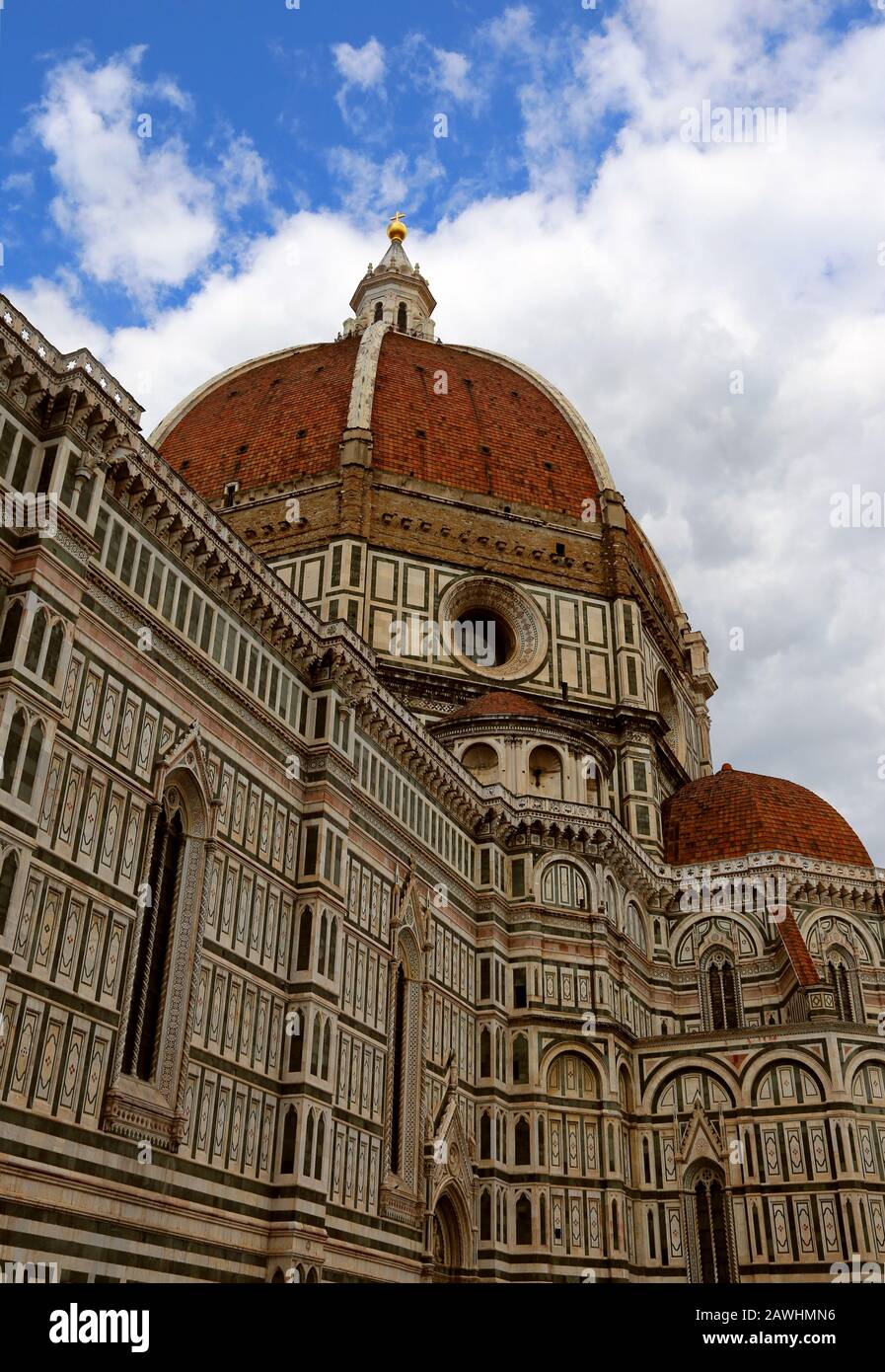 Florence Italy dome of the dome designed by architect Brunelleschi with ...