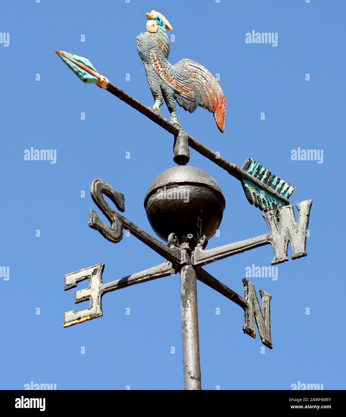 Large Wind vane to indicate the direction of the winds with the arrow ...