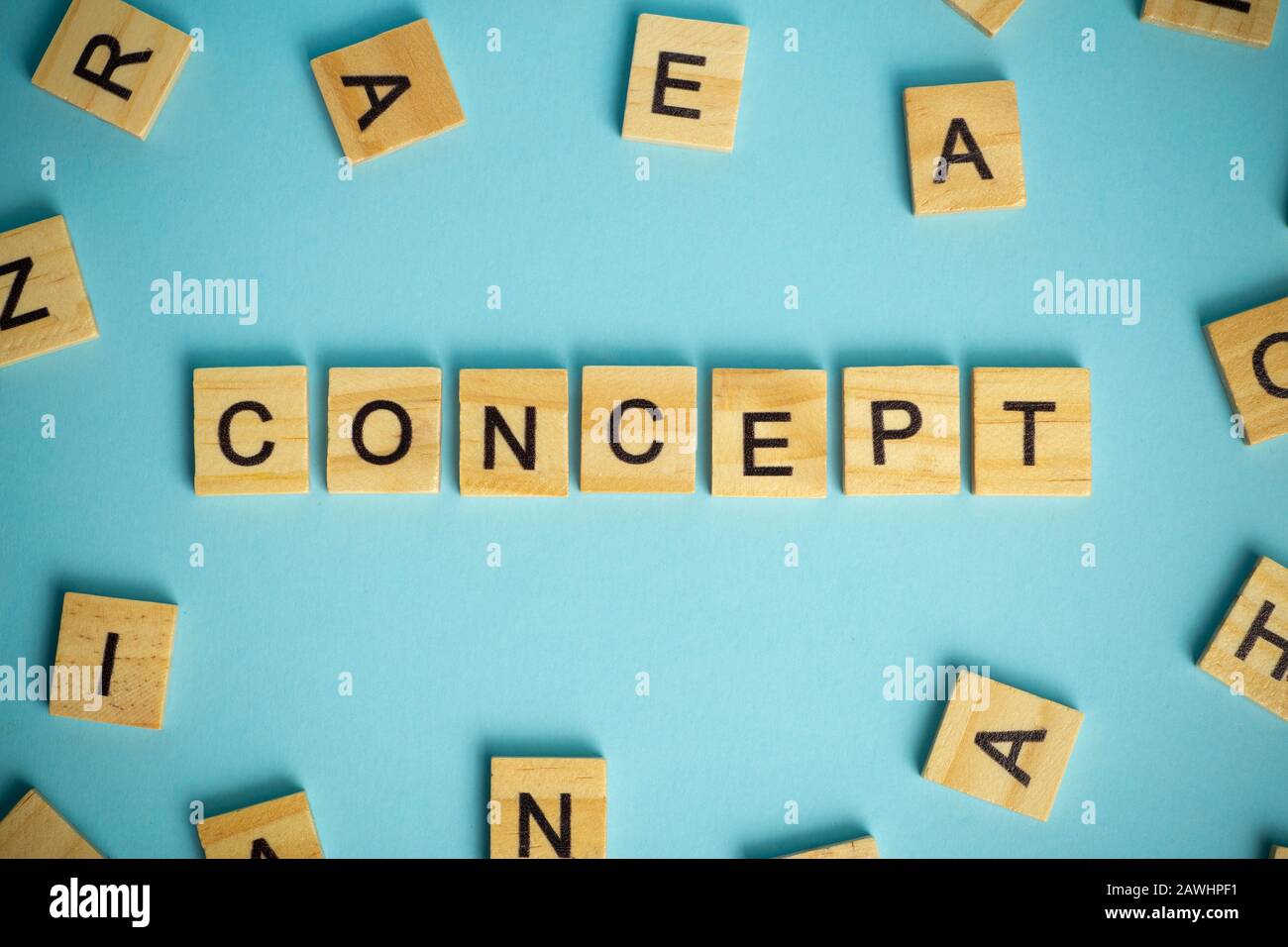 Search Concept metaphor. The word Concept composed of heaps of ...