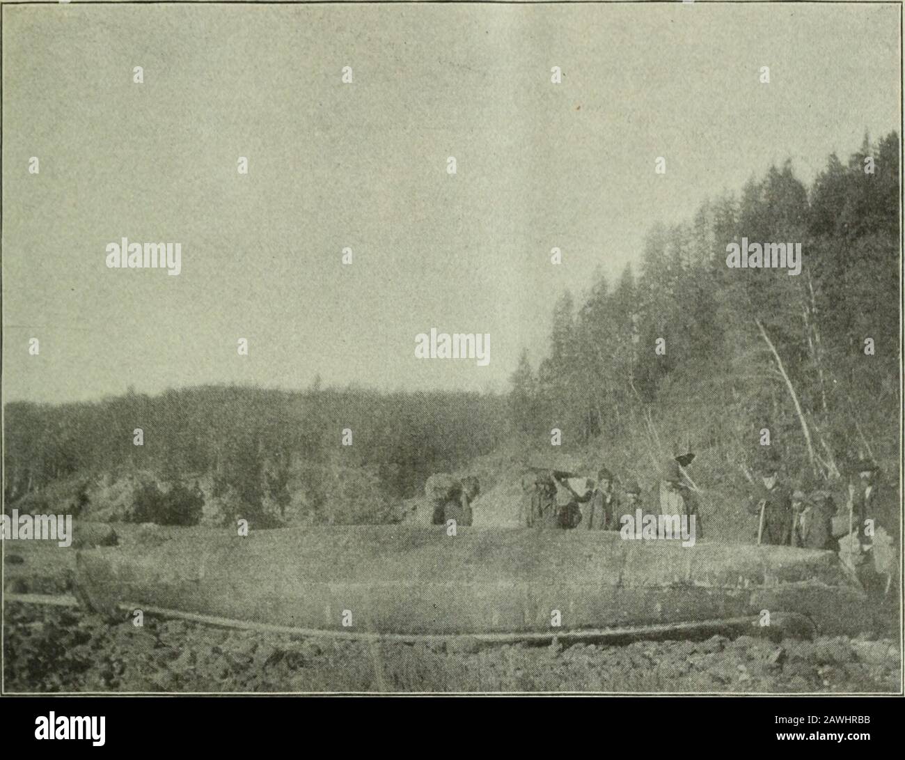 Hudson's Bay railway route via Missanabie and valley of Moose River ...