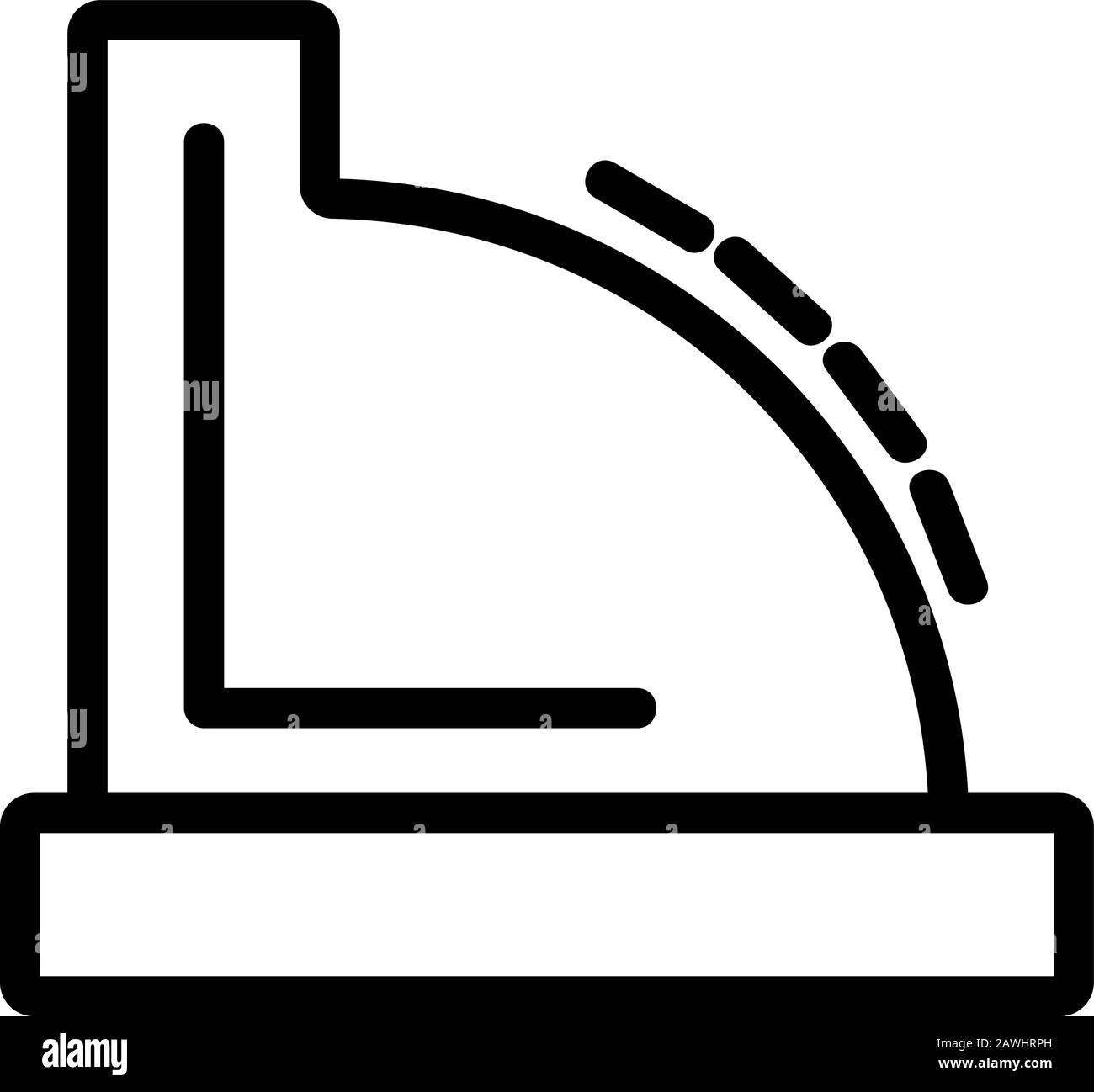 Cashier icon vector. Isolated contour symbol illustration Stock Vector ...
