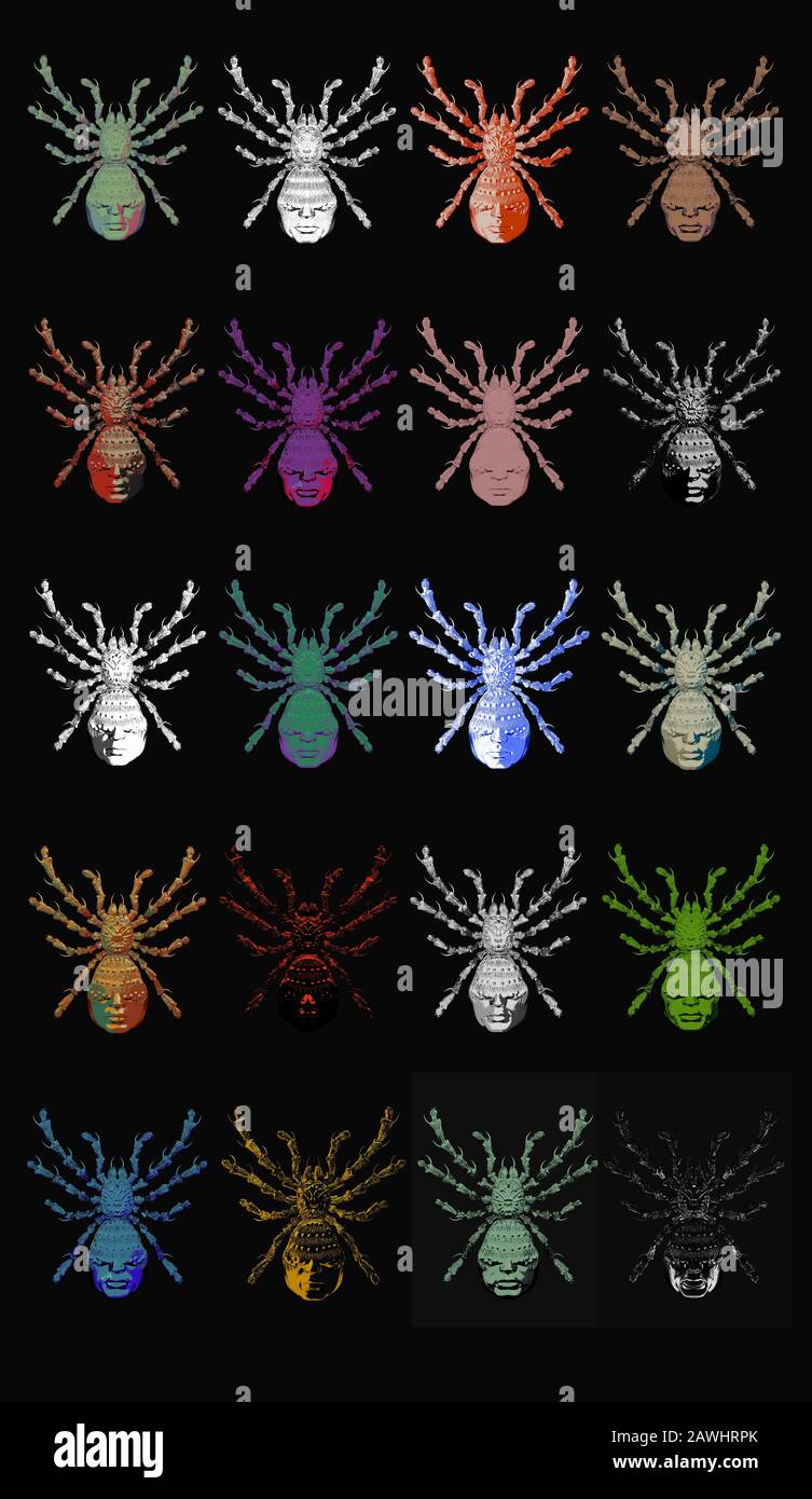 Posters spider hi-res stock photography and images - Alamy