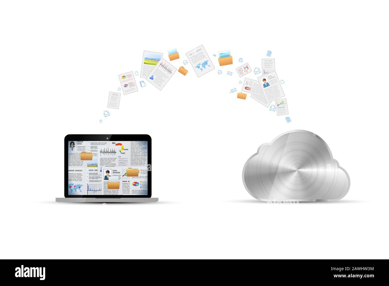 File cloud hi-res stock photography and images - Alamy