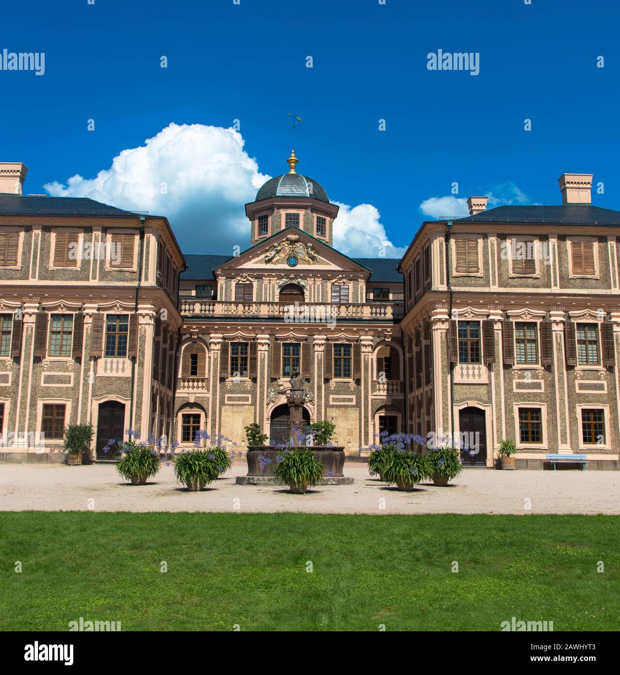 Favorite Palace, Rastatt, Germany, Baden-Württemberg, Schwarzwald ...