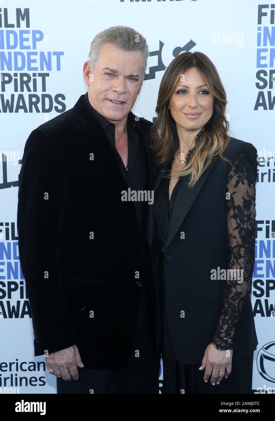 Santa Monica, Ca. 8th Feb, 2020. Ray Liotta, Jacy Nittolo, at the 2020 ...