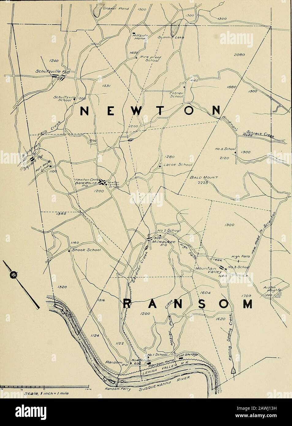 History and directory of Newton and Ransom townships, Lackawanna County ...