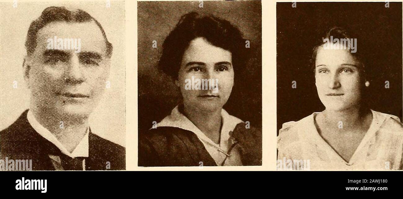 Pine Burr (1918) . Miss Woodruff Mrs. PTool Miss Cockroft. Dr ...