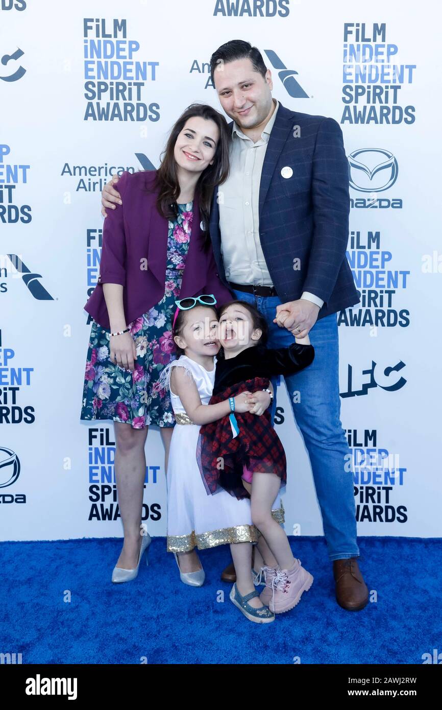 Hamza al-Kateab and and Waad Al-Kateab attend the Film Independent ...