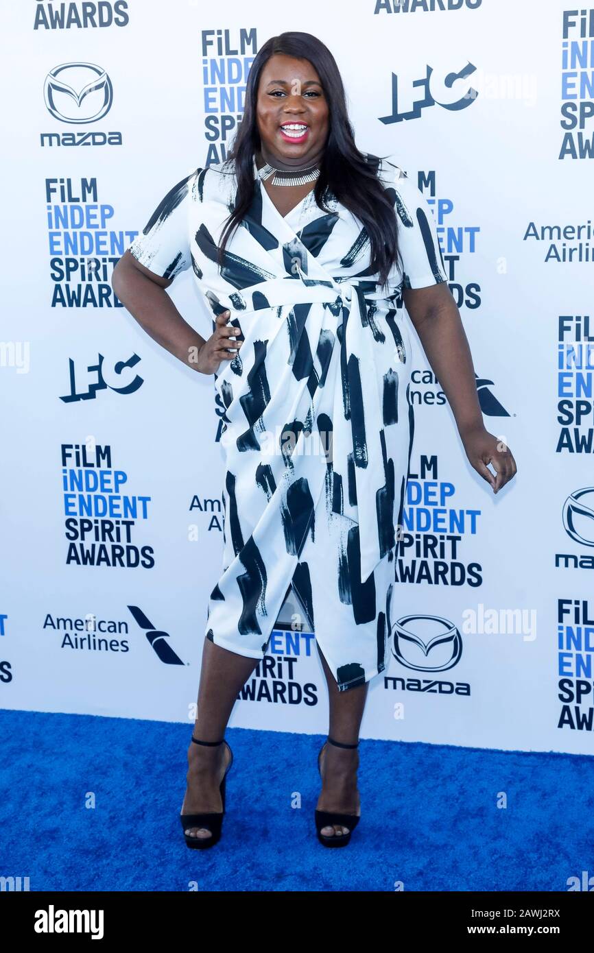 Alex Newell attends the Film Independent Spirits Awards in Santa Monica ...