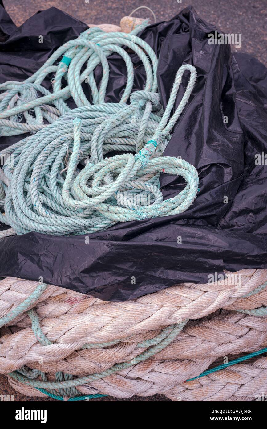 Fisherman's traps drying in the sun Stock Photo - Alamy